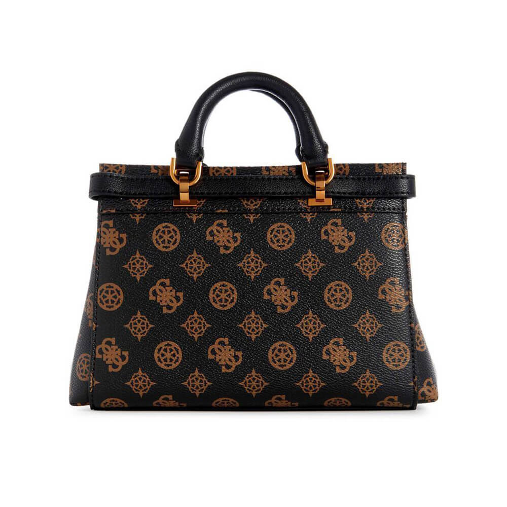 תיק Guess Sestri Logo Mini Satchel נשים- פלטין
