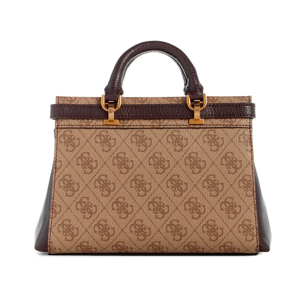 תיק Guess Sestri Logo Mini Satchel נשים- פלטין